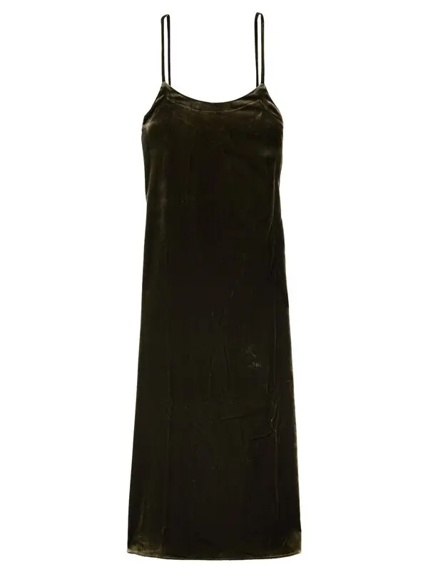 Le Kasha San Vio Velvet Maxi Dress - Green