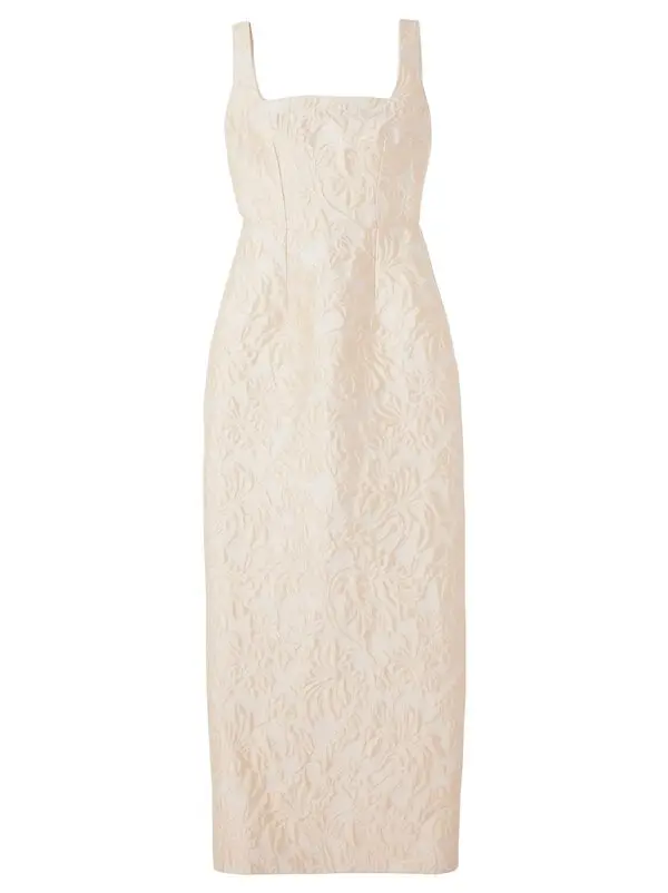 EMILIA WICKSTEAD Margie Cloqué Gown - Ivory