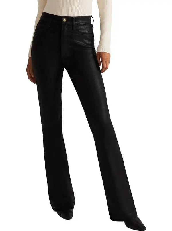 FAVORITE DAUGHTER The Valentina Bootcut Jeans - Obsidian