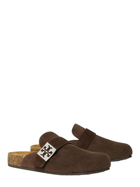 Tory Burch Mellow Mule - Dark Cocoa/silver