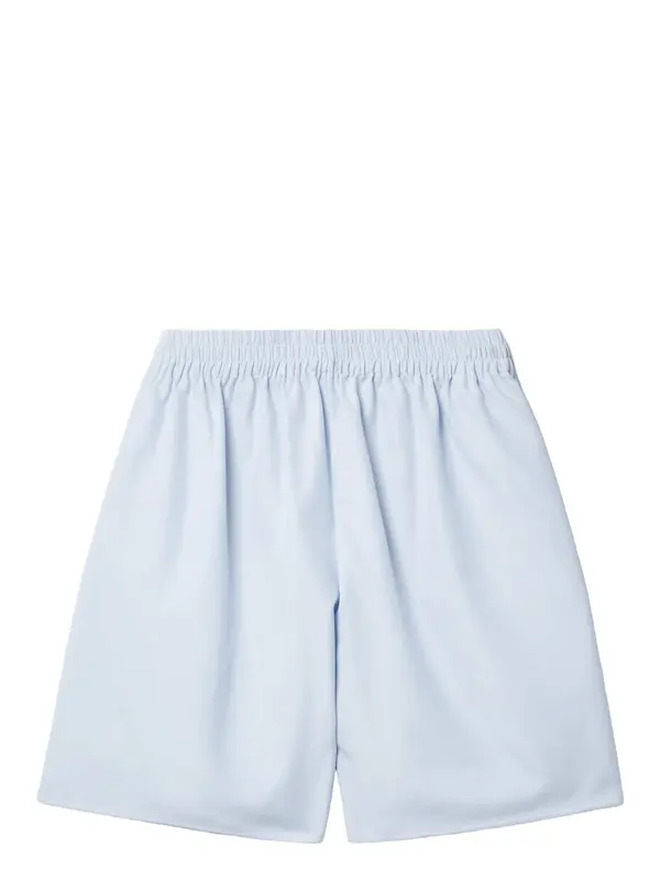THE ROW Gunther Cotton Shorts - Blue