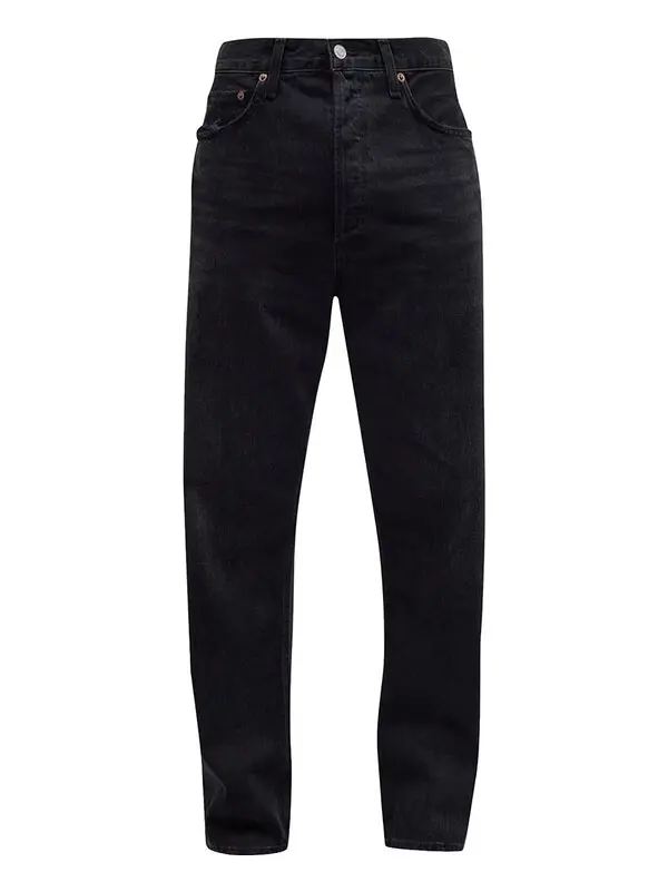 AGOLDE 90s Straight-leg Full Length Jeans - Tar