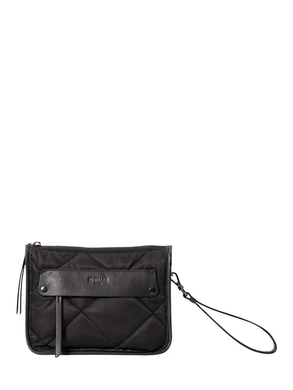 Mz Wallace Madison Quilted Convertible Crossbody Bag - Black