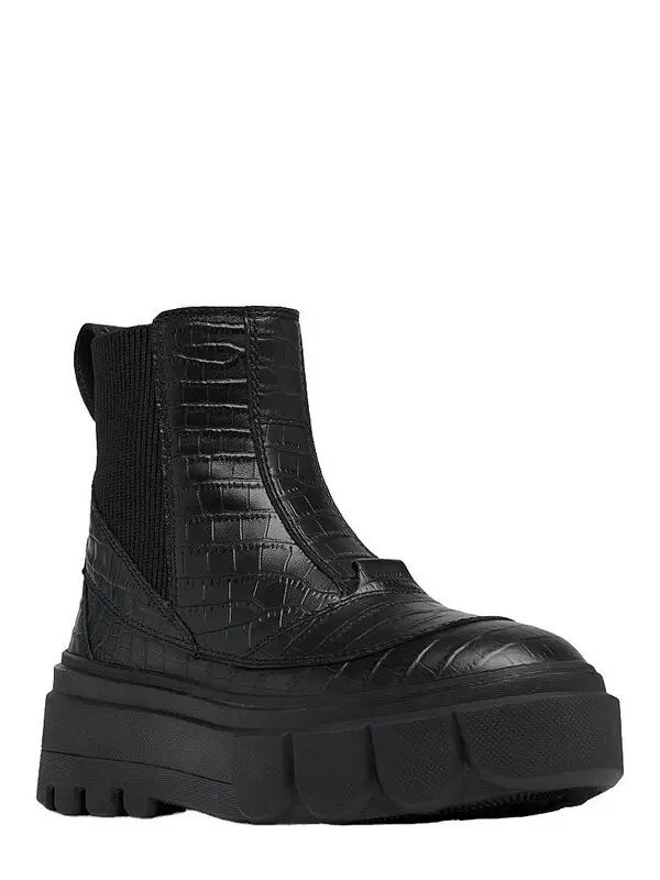 Sorel Caribou X Platform Chelsea Boots - Black/black