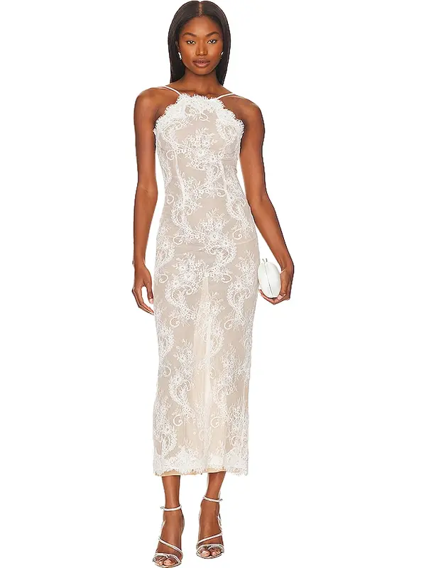 STONE COLD FOX X Tatiana Gown - White
