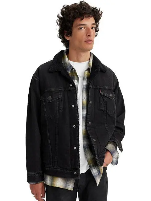 LEVI'S Relaxed Fit Sherpa Trucker Jacket - Superior