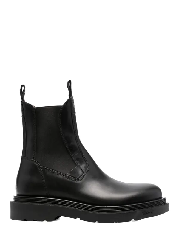 BOTTERO Leather Chelsea Boots - Black