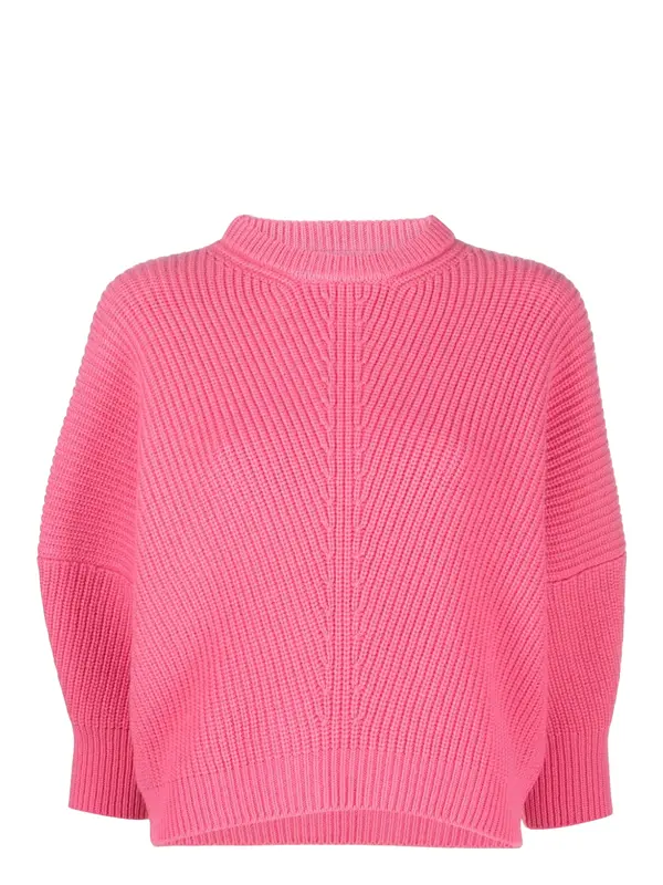 SA SU PHI Ribbed Cashmere Jumper - Pink