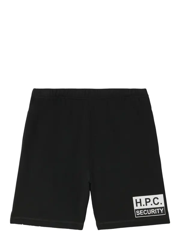Heron Preston Security Cotton Track Shorts - Black