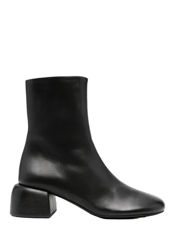 Marsèll 50mm Basata Leather Ankle Boots - Black