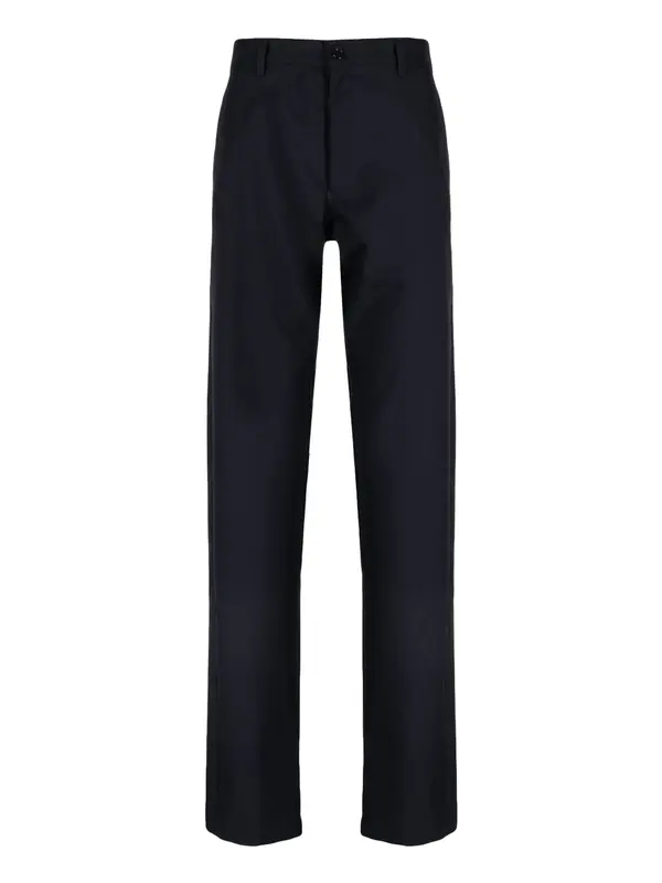 Comme Des Garçons Straight-leg Tailored Trousers - Blue