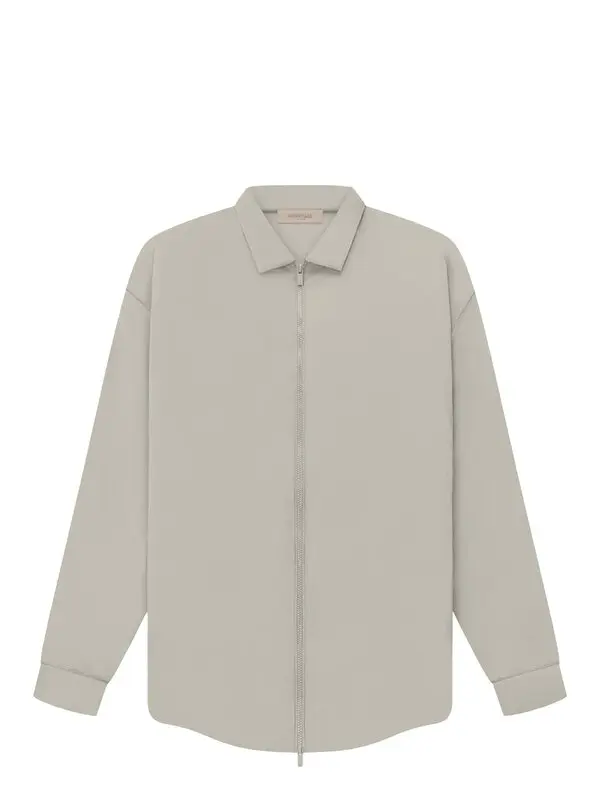 Fear Of God Filled Nylon Shirt Jacket 'seal - Grey