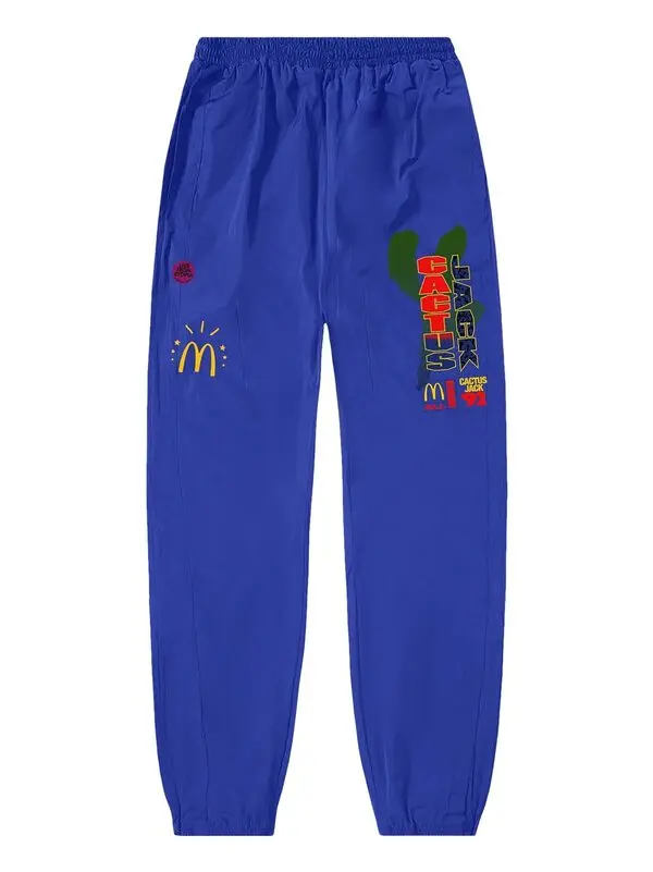 CACTUS JACK BY TRAVIS SCOTT Cactus Jack X Mcdonald's All American '92 Nylon Pants Ii - Blue