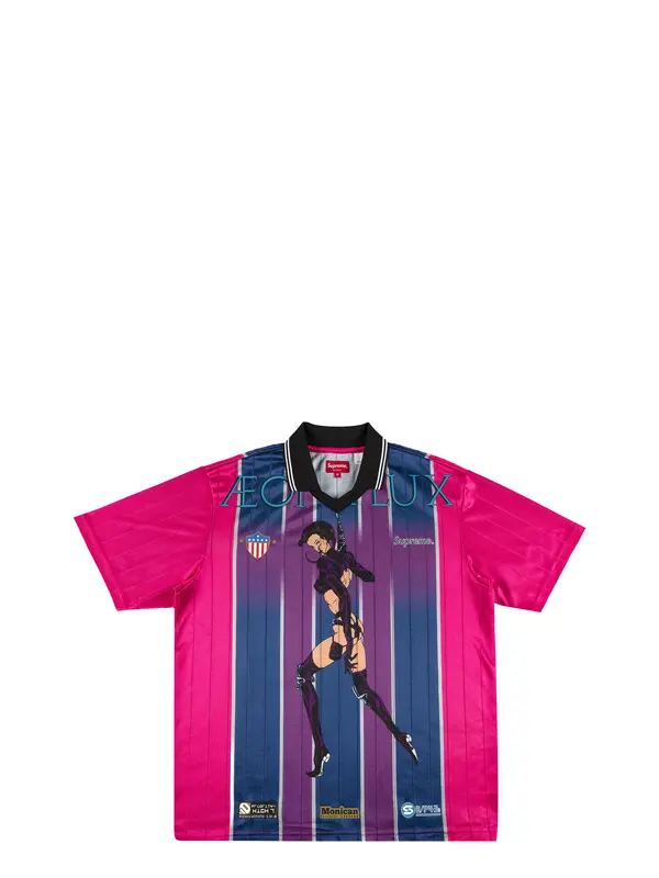 Supreme Aeon Flux Soccer Jersey - Pink