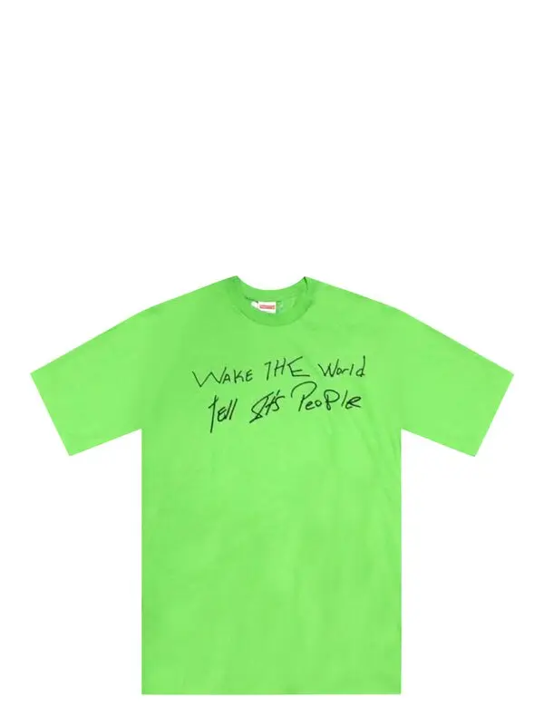 Supreme Buju Banton Wake The World Tee - Green