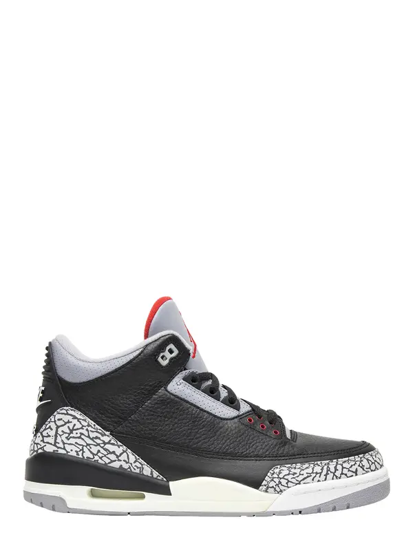 JORDAN 3 Retro Cement Sneakers - Black