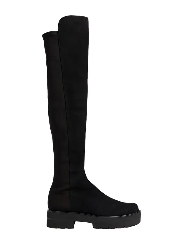 STUART WEITZMAN Microstretch Suede Over-the-knee Boots - Black