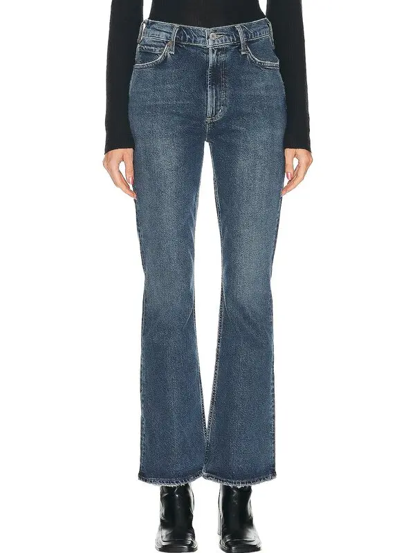AGOLDE Nico High Rise Slim Boot Jeans - Captivate