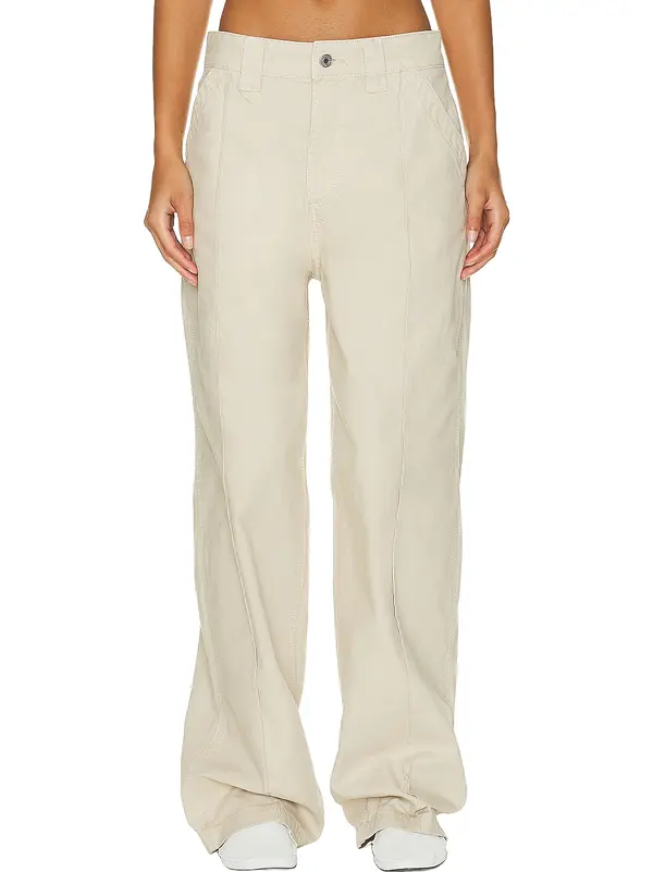 HELSA Workwear Oversized Pant - Taupe