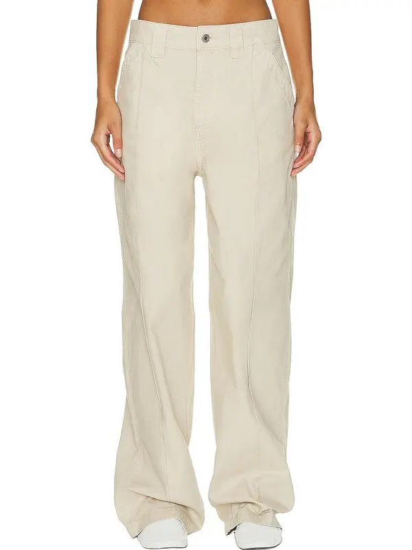 HELSA Workwear Oversized Pant - Taupe