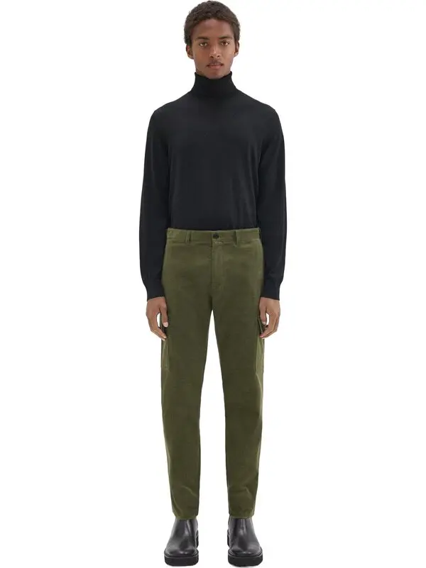 Theory Classic-fit Cargo Pant In Stretch Corduroy - Uniform