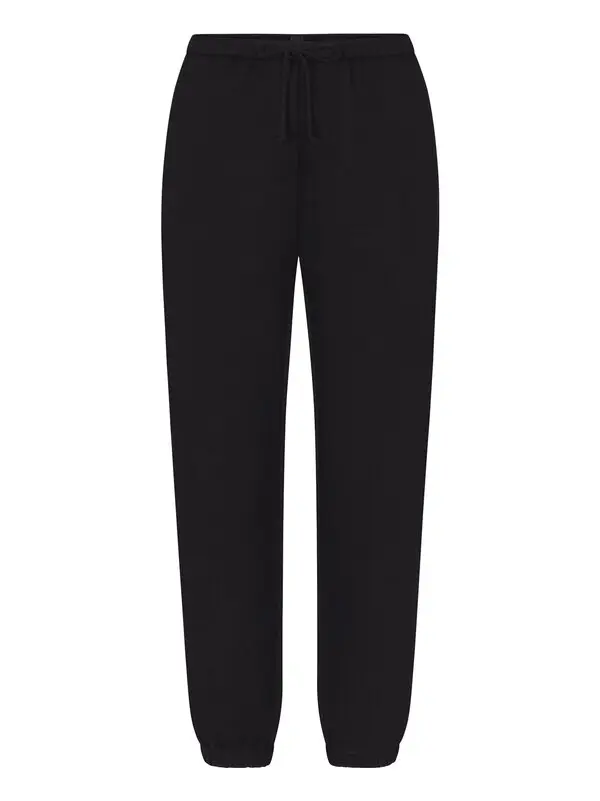SKIMS Classic Fleece Jogger - Onyx