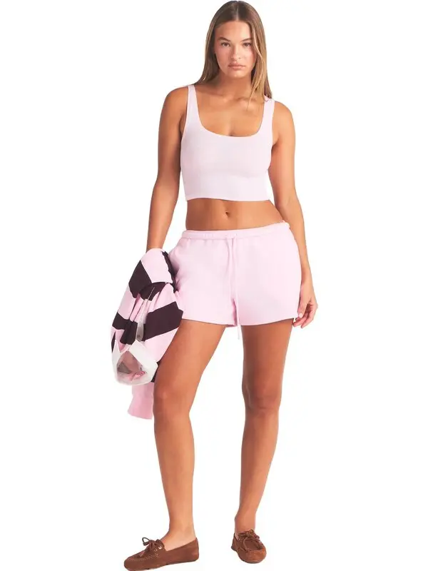 SKIMS Cotton Fleece Classic Short - Cherry Blossom