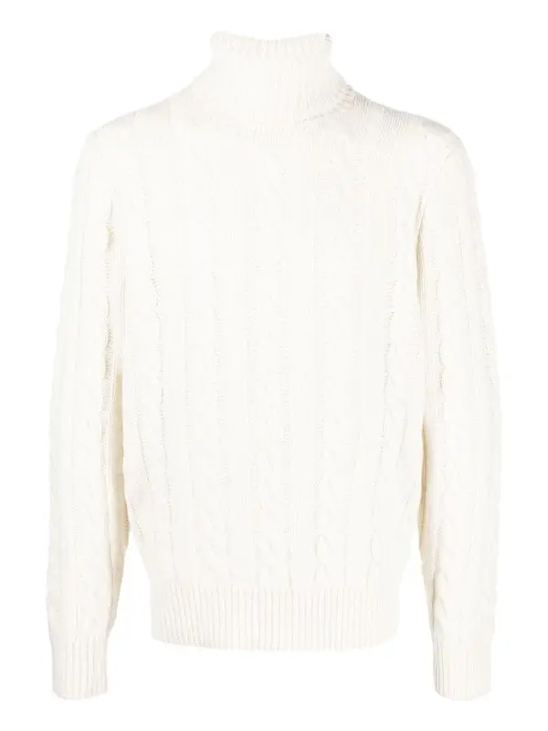 Polo Ralph Lauren Cable-knit Jumper - Neutrals