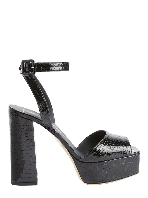 GIUSEPPE ZANOTTI 120mm Betty Platform Sandals - Black