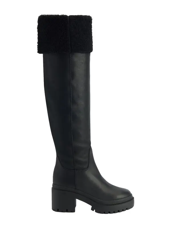 GIUSEPPE ZANOTTI Iwona 70mm Leather Boots - Black