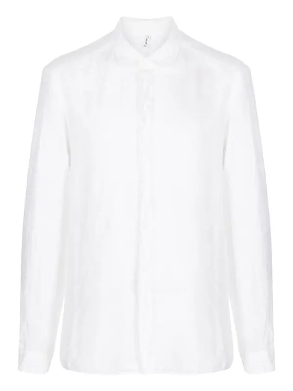 Transit Long-sleeve Linen Shirt - White