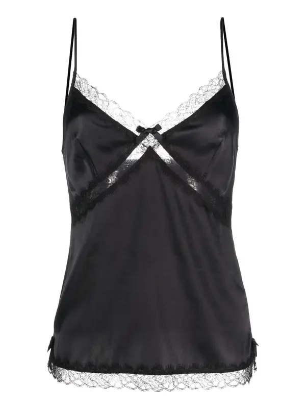 Agent Provocateur Gisele Lace-trim Tank Top - Black