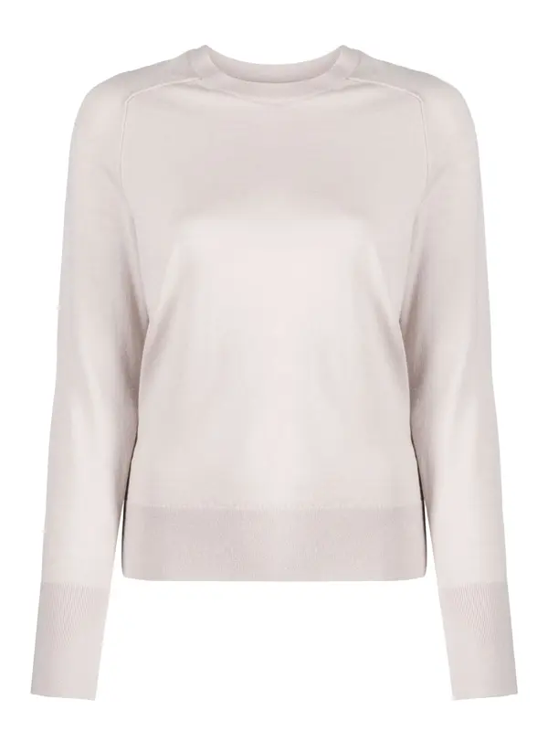 Calvin Klein Fine-knit Wool Jumper - Neutrals