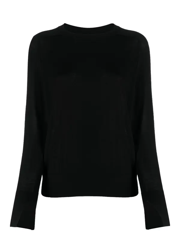 Calvin Klein Fine-knit Wool Jumper - Black