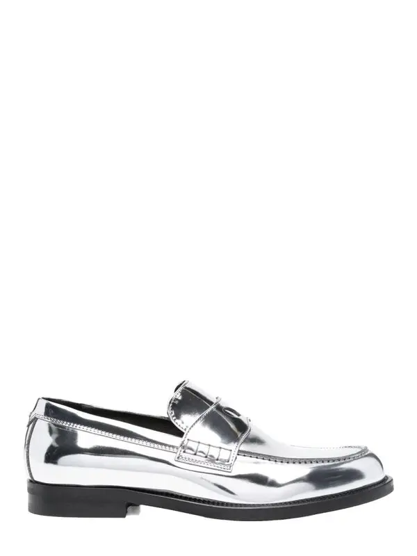 Gcds Reflective-effect Loafers - Silver