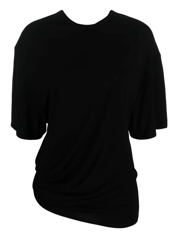 Christopher Esber Draped Short-sleeve T-shirt - Black