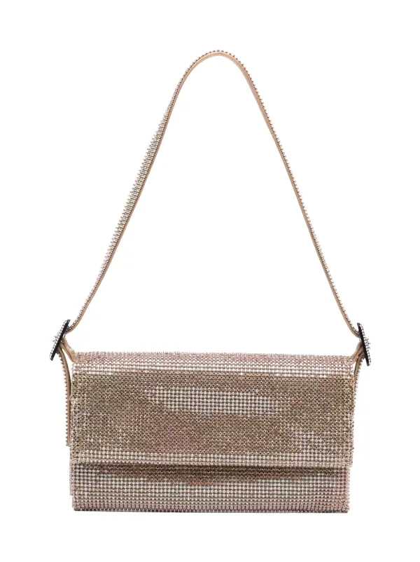 Benedetta Bruzziches Vittissima Rhinestone Shoulder Bag - Gold