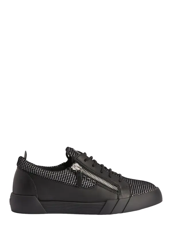GIUSEPPE ZANOTTI Frankie Leather Sneakers - Black