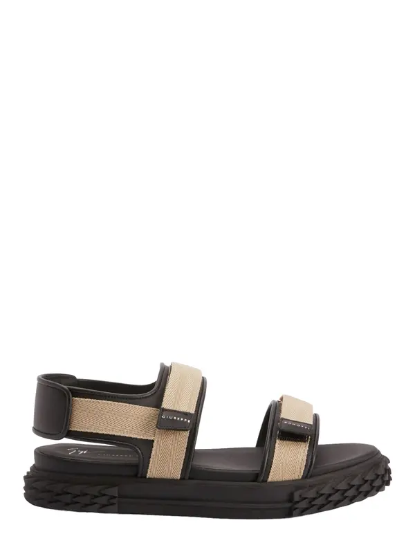 GIUSEPPE ZANOTTI Blabber Gummy Touch-strap Sandals - Black