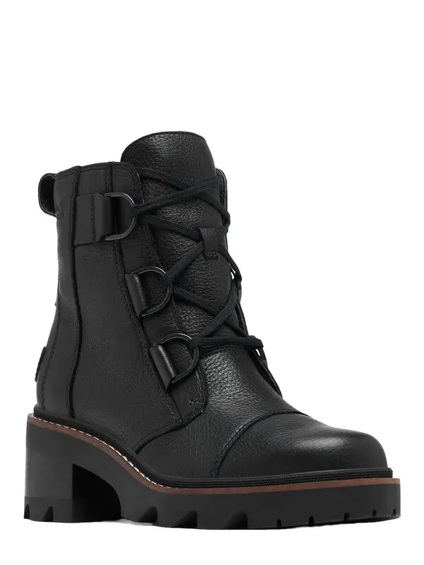 Sorel Joan Now Lace-up Boots - Black/black