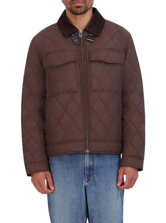 Cole Haan Diamond Quilted Jacket - Wren