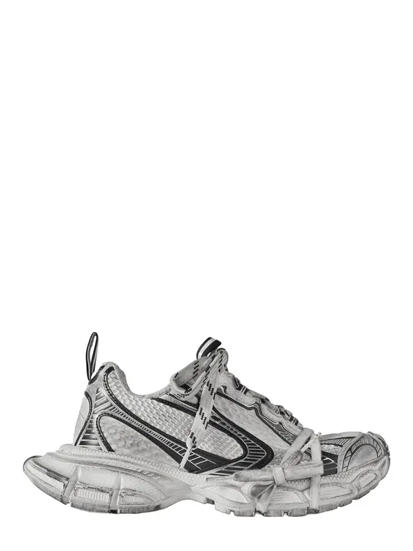 Balenciaga 3xl Mesh And Rubber Sneakers - White