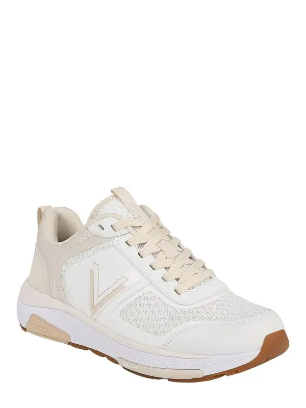 Vionic Strider Tech Walking Sneakers - White/cream