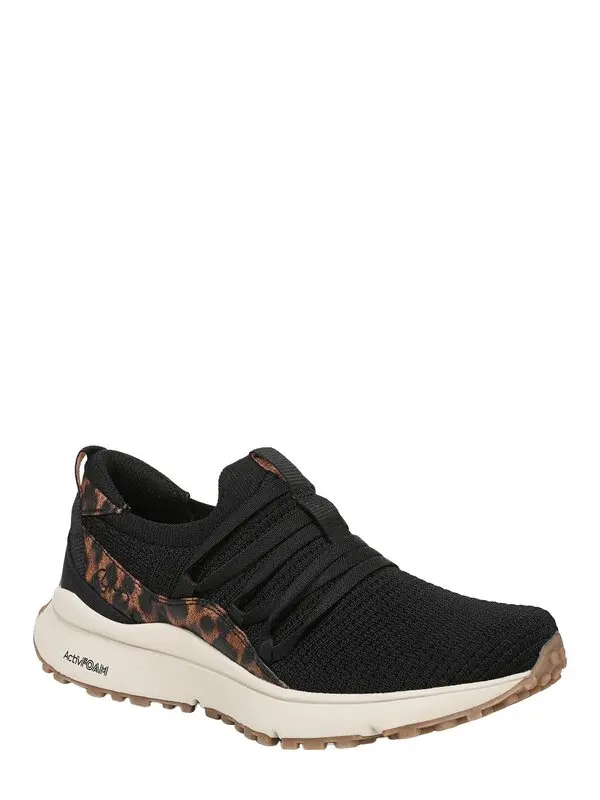 RYKA Jumpstart Lace Slip-on Sneakers - Black Leopard