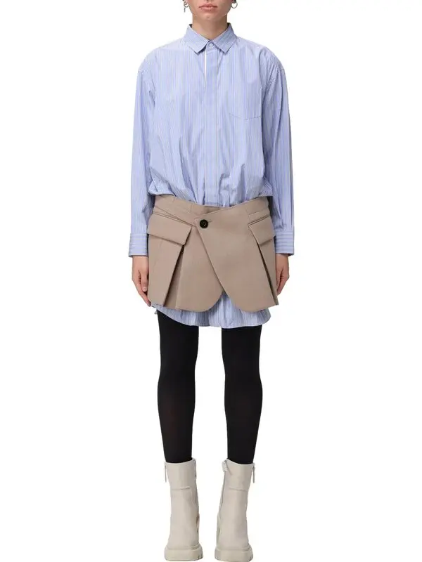 Sacai Pleated Skirt - Blue