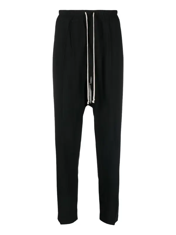 Rick Owens Drop-crotch Track Pants - Black