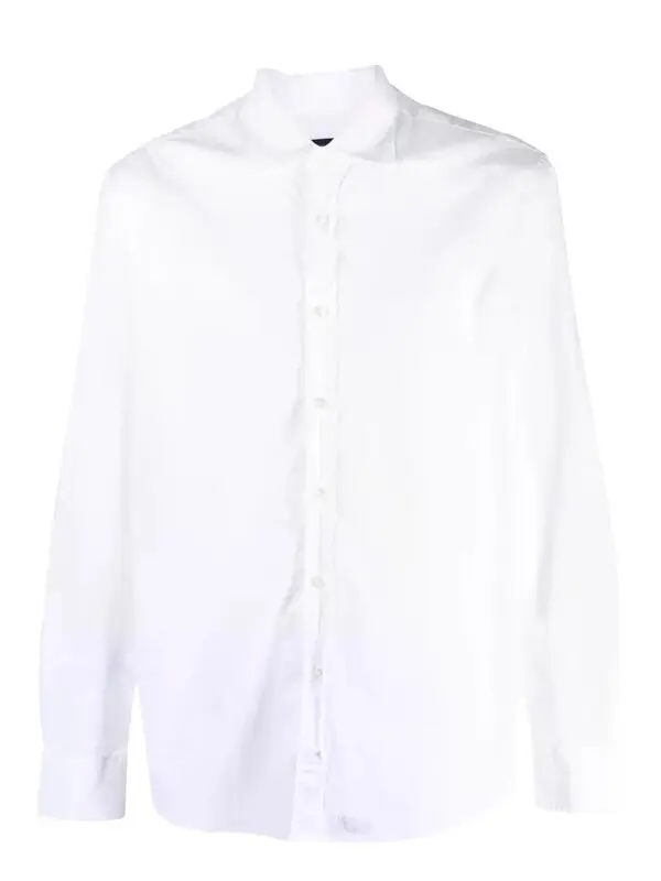 DEPERLU Long-sleeve Cotton Shirt - White