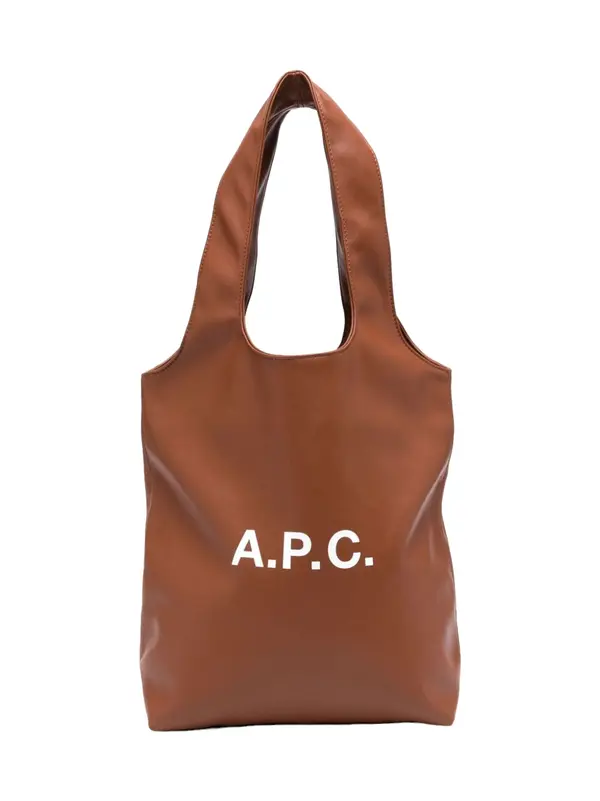 A.p.c. Ninon Small Tote Bag - Brown