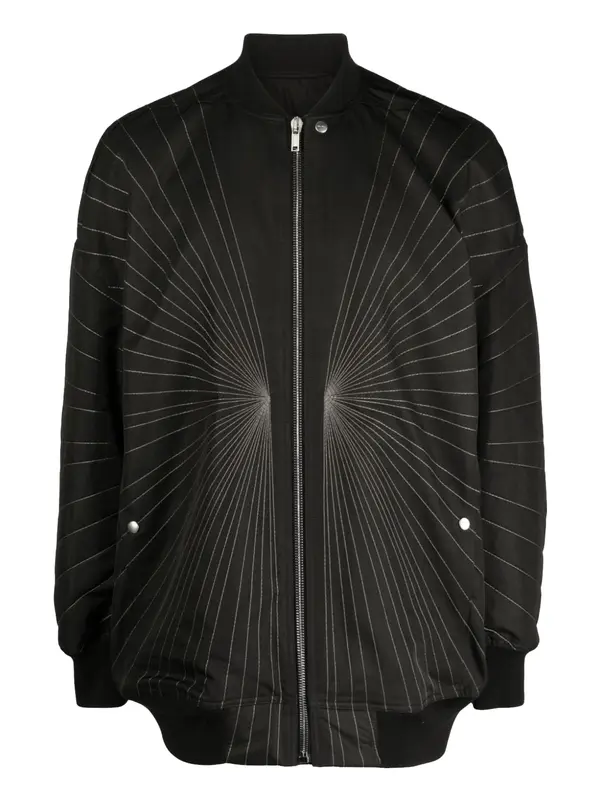 Rick Owens Radiance Padded Bomber Jacket - Black