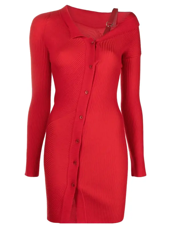 Jacquemus La Robe Maille Colin Minidress - Red